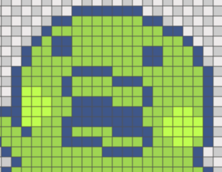 【ドット絵図案】くちぱっち【たまごっち】 | ブログ｜ドット絵アイコン素材のピクセルガロー